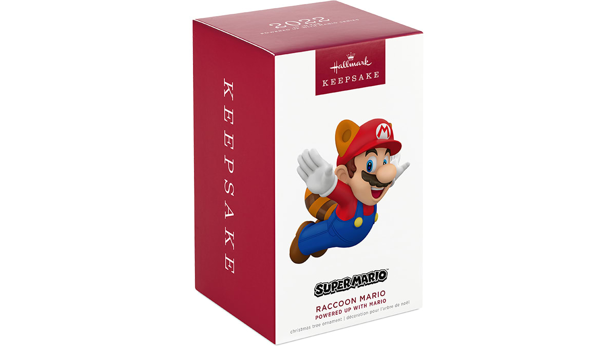 Nintendo Super Mario Powered Up With Mario Raccoon Mario Ornament - Nintendo Official Site